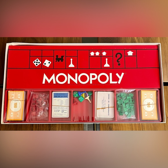 Parker Brothers | Games | Rare Vintage French Version Of Monopoly Board ...